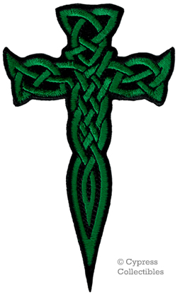 Purchase IRISH HERITAGE BIKER PATCH CELTIC DAGGER CROSS iron-on ...